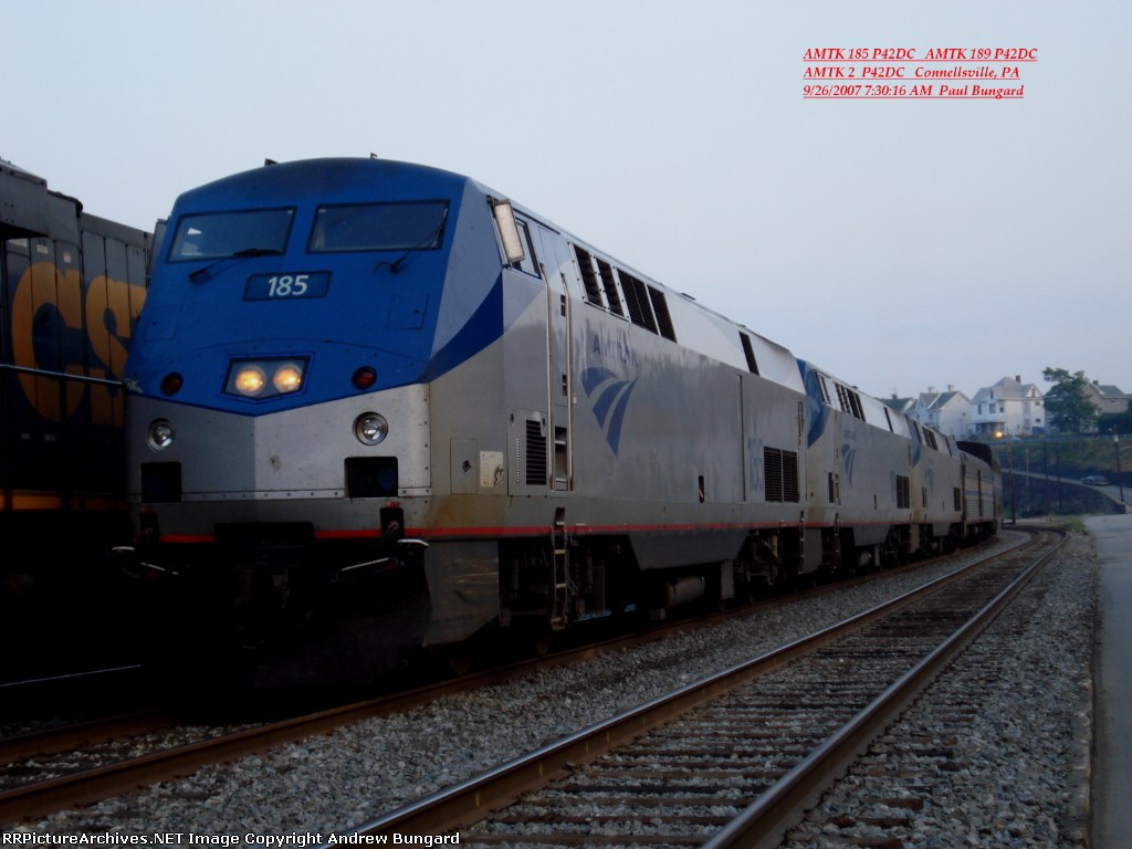 AMTK 185 P42DC AMTK 189 P42DC AMTK 2 P42DC Sept 26, 2007